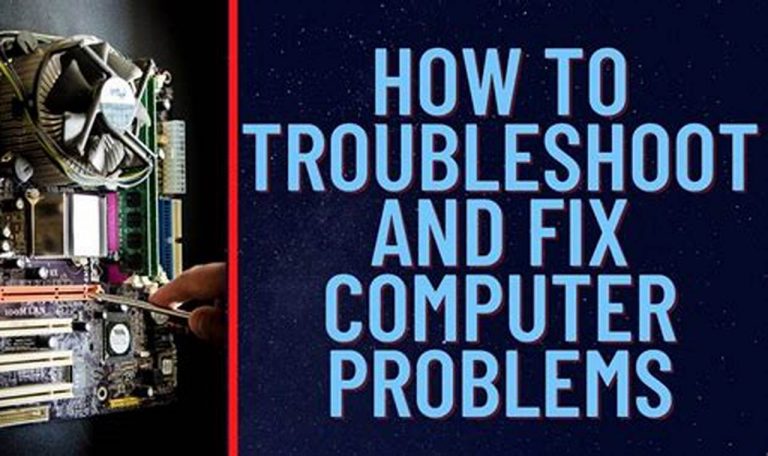 The Ultimate Guide To Troubleshooting Common Pc Problems