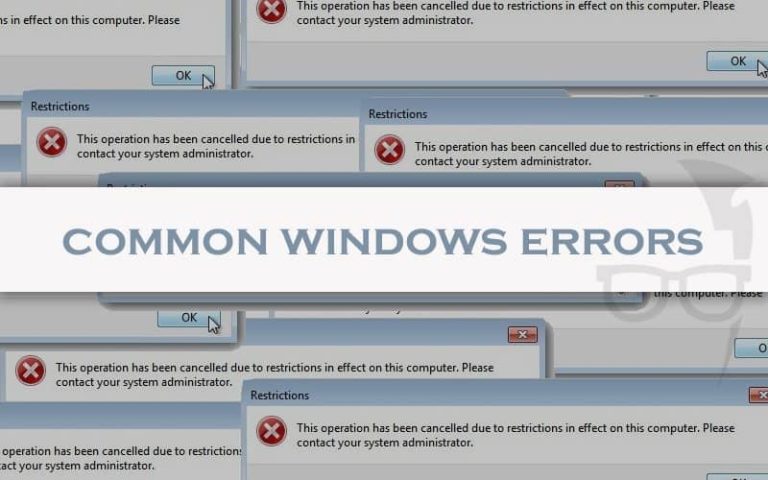 Resolve Common Windows Mac Error Messages And Codes